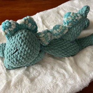 Sleepy Snuggle-saurus Rag Doll Crochet PATTERN / Rag Doll - Etsy