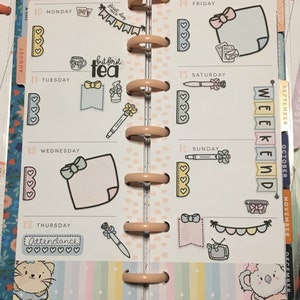 Printable Lacy Boxes Printable Kawaii Stickers Larger Size | Etsy