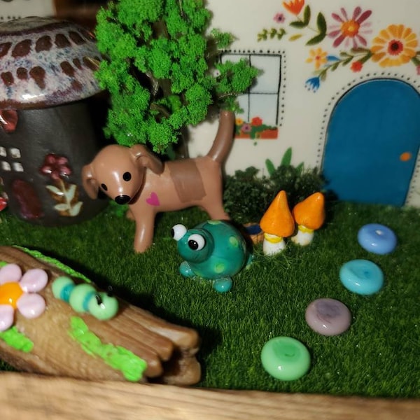 Mini Blue Bird, Fairy Garden Decoration, Terrarium Decor, Plant Poker ...