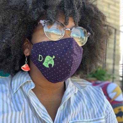 Animal Crossing Face Mask Animal Crossing Mask Mask With Filter Pocket ...