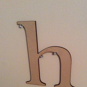 Wooden Letter H Large or Small, Unfinished, Unpainted Perfect for ...