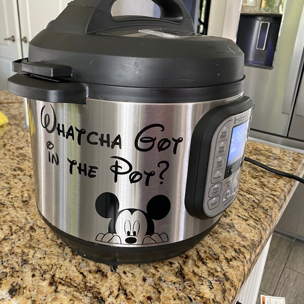 Whatcha Got in Pot, Mickey, Minnie, Disney, Instant Pot Decals, Instant ...
