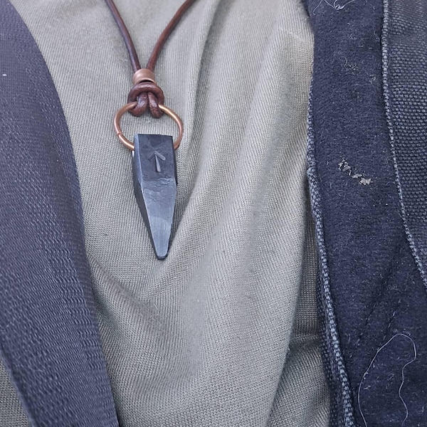 Fang of Fenrir Pendant Hand Forged Jewelry Witchcraft Talisman Viking ...
