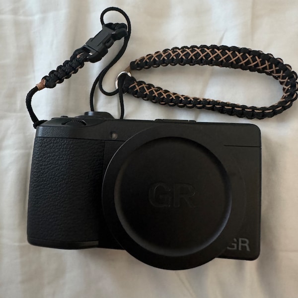 Paracord Camera Wrist Strap, Cord, Black / Brown, Quick Release Kit ...