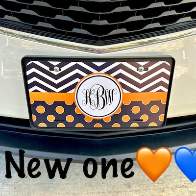 Custom License Plate Front Car Tag, Aluminum or Plastic Personalized ...