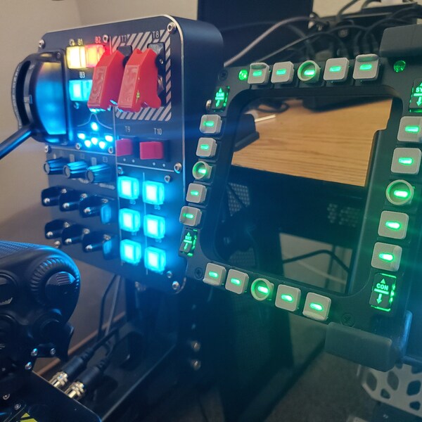 Thrustmaster "oversized Flexible" MFD VR Button Set - Etsy