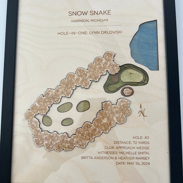 Personalized Hole-in-one Gift Single Golf Hole Custom Golf Gift Golf ...