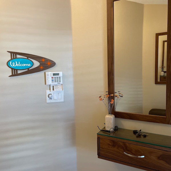 Mid-century Modern Welcome Sign 2, Mid-century Modern, MCM, Mid Century ...