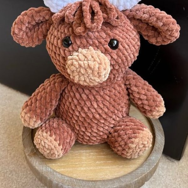 Connie the Cow Plush Crochet PATTERN - Etsy