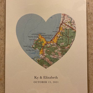 Adventure Together® Map Mountain Personalized Wedding Gift or - Etsy