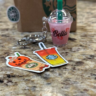 Starbucks Iced Matcha Latte Keychain Starbucks Key Ring Gift - Etsy