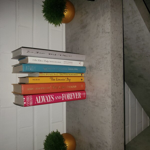 Custom Decorative Books by Color: Colorful Bookshelf Decor - Etsy