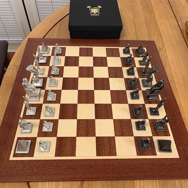 Ancient Egypt Gift Egyptian Chess Set Pewter - Etsy