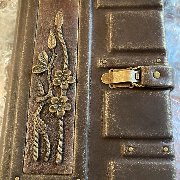 Personalized Leather Journal With Lock & Key: Handmade Travel Diary - Etsy