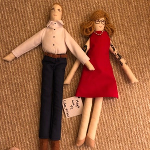 Personalized Couple Dolls Portrait Dolls From Picture Same | Etsy