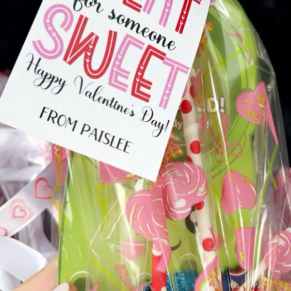 EDITABLE Valentine Gift Tags, Printable Kids Valentine Tags, Classroom ...