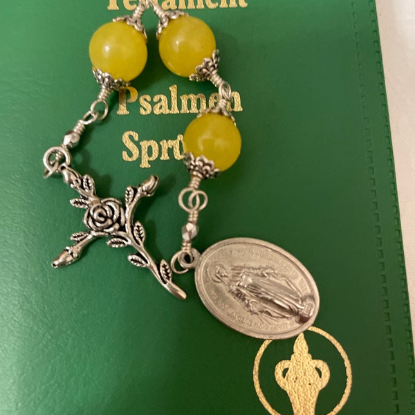 Saint Michael Chaplet Angelic Crown Rosary Chaplet of Saint Michael the ...