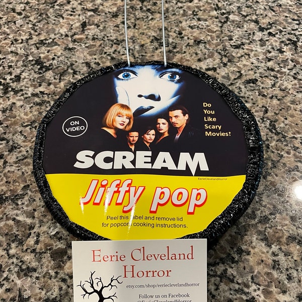 Scream Movie Jiffy Pop: Edible Popcorn Snack - Etsy