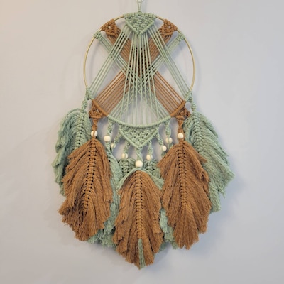 4 in 1 Macrame Pattern PDF With Photos, Beginner Macrame Wall Hanging ...
