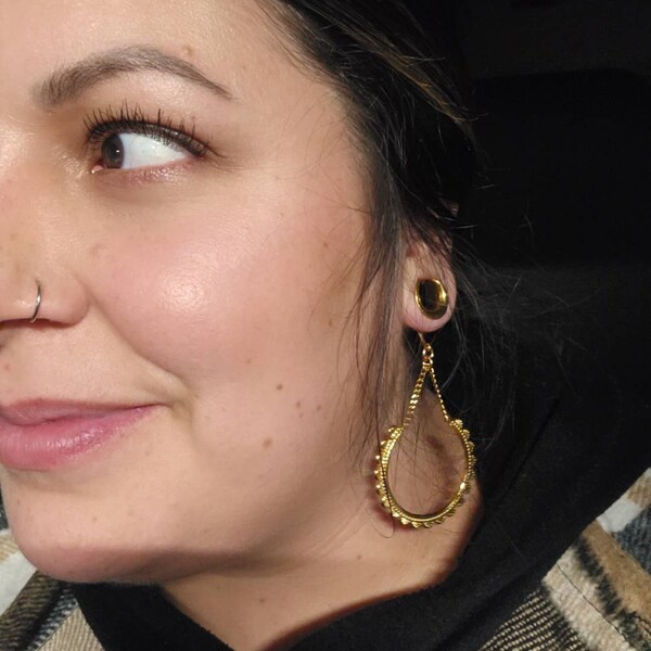 6g 4mm 1 3/16 30mm Acrylic Bookshelf Hiders Drop Dangle Earrings Gauges ...