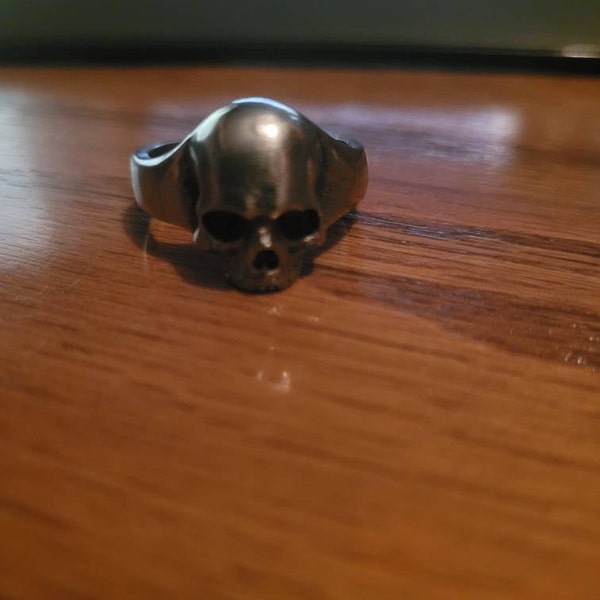 One Percenter Ring, Handmade Silver Ring, Biker Ring, Rat Fink, Bikers ...