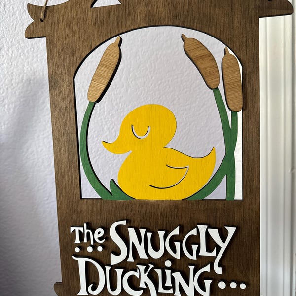 Snuggly Duckling Sign - Etsy