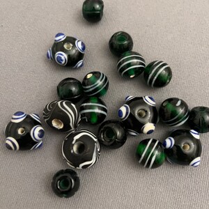 Birka Replica White and Red Bead From the Viking Age. - Etsy