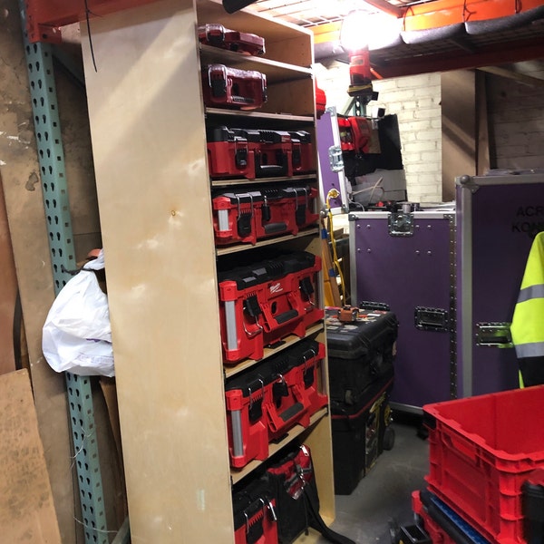 Shop, Van, Trailer Tool System Racking - Milwaukee Packout and Other ...