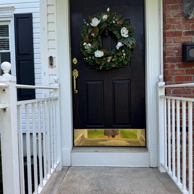 Magnolia Wreath for Front Door With Realistic White Magnolia Blooms ...