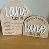 See You in MONTH Maple Wood Announcement Sign Pregnancy Announcement ...