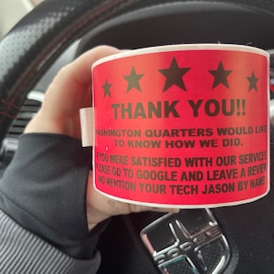 300 Customized Personalized Delivery Driver Sticker Label Seal Tamper ...