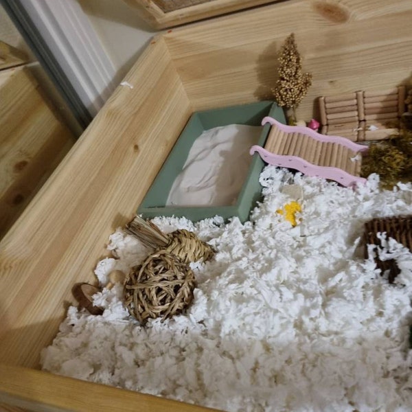 Hamster Stairs, Staircase, Ladder, Bridge, in Natural Wood (hamster ...