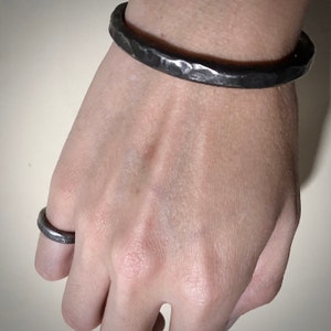 Hand Forged Iron Ring - Etsy