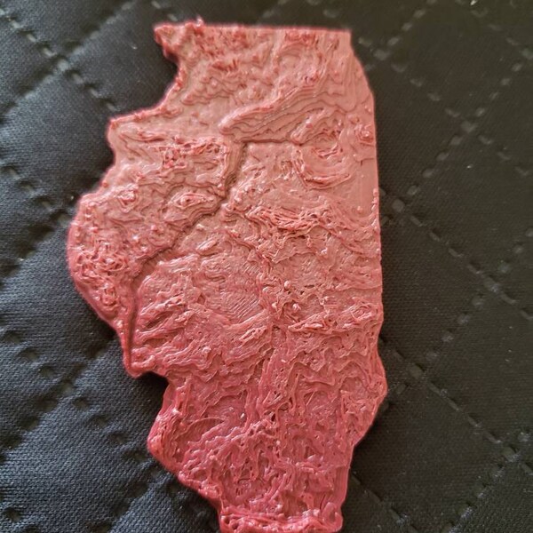 Custom 3d-printed Topographical Maps of ANYWHERE - Etsy