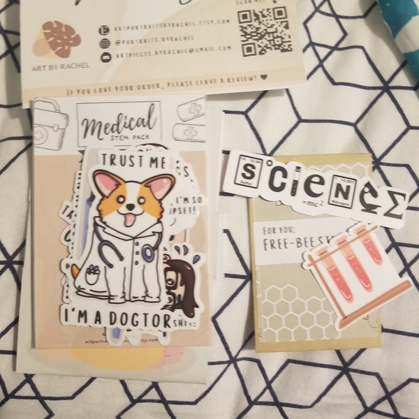 Medical Pun Stickers | Science, Medicine, Pre-med, Anatomy | Water ...