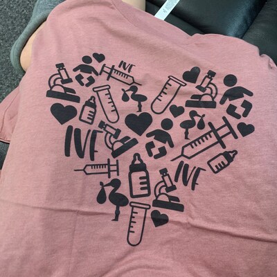 IVF Heart Unisex Shirt Ivf Shirt IVF Mom Shirt IVF - Etsy