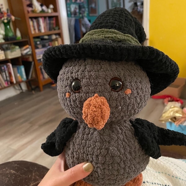 Magical Owl Wizard Crochet Pattern , Amigurumi Fantasy Animal Crochet ...