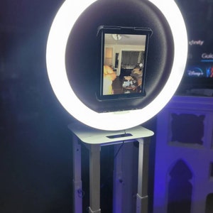 Roaming Photo Booth Shell. Ring Light Ipad Photo Booth Shell. - Etsy