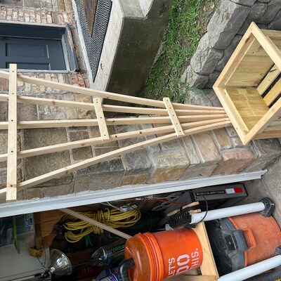 Garden Fan Trellis Plans / Garden Trellis / Trellis Plans / DIY Garden ...