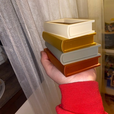 Multicolor Stack of Books Succulent Plant Pot Succulent Gift 3D Printed ...