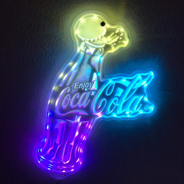 Power Rangers Chroma Shape Light Sign, Man Cave Night Light, Neon ...