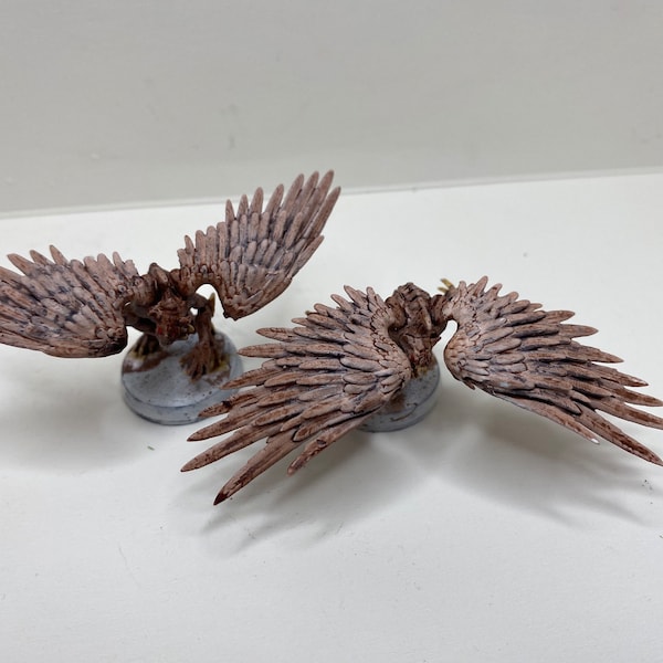4 Sets Angelic Feather Wings for Kitbash and Table Top Miniatures 32 ...