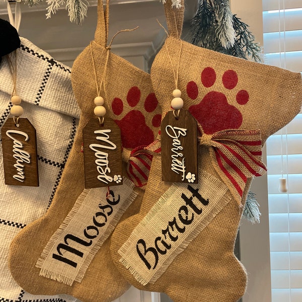 Burlap Stockings, Plain , Rustic Stockings Lined With White Muslin ...