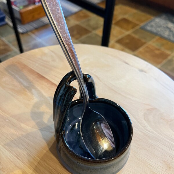 Standing Tea Spoon Rest Tea Bag Rest Coffee Spoon Rest Green - Etsy