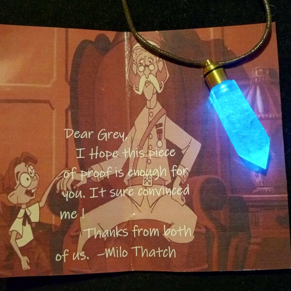 Disney's Atlantis the Lost Empire Kida Crystal Handcrafted Glowing ...