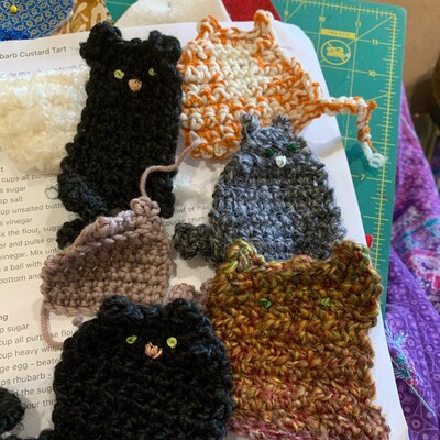 Many Cats Square ENGLISH Crochet Pattern PDF Granny - Etsy