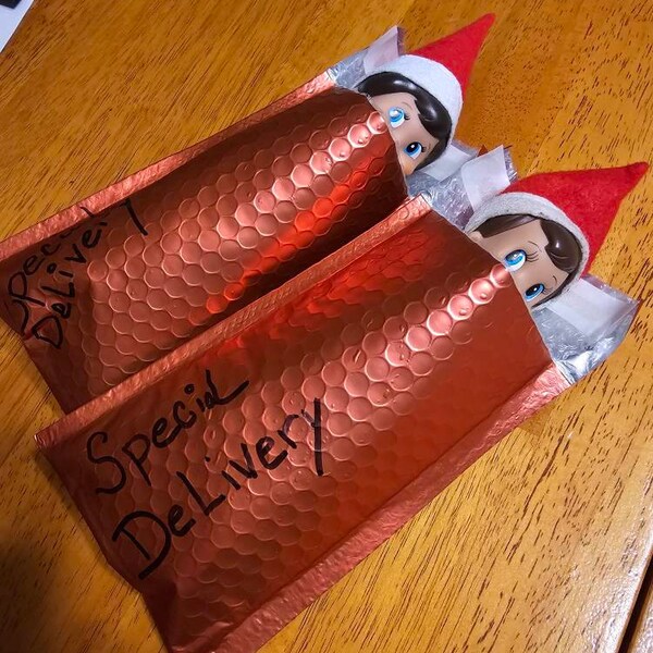 Elf Prop Elf Arrival Envelope or Box Departure NO DOLL - Etsy