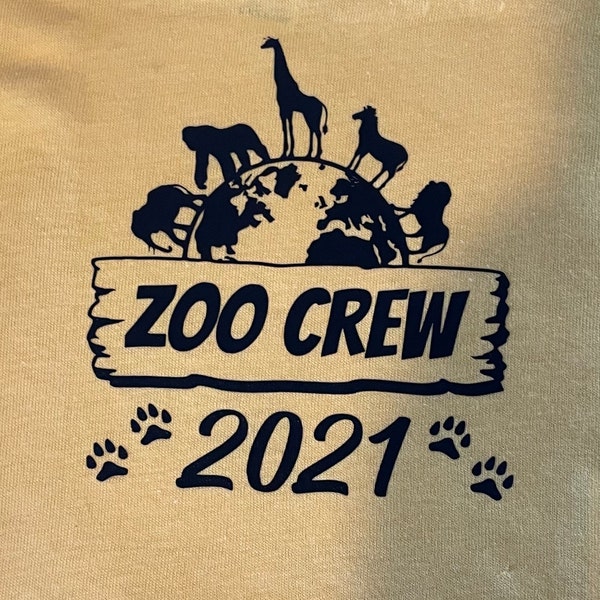Zoo Crew SVG PNG, Safari Animal Field Trip Design, Teacher Squad Shirt ...