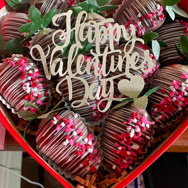 Happy Valentines Day Svg, Happy Valentines Day Cake Topper Svg, Cake ...