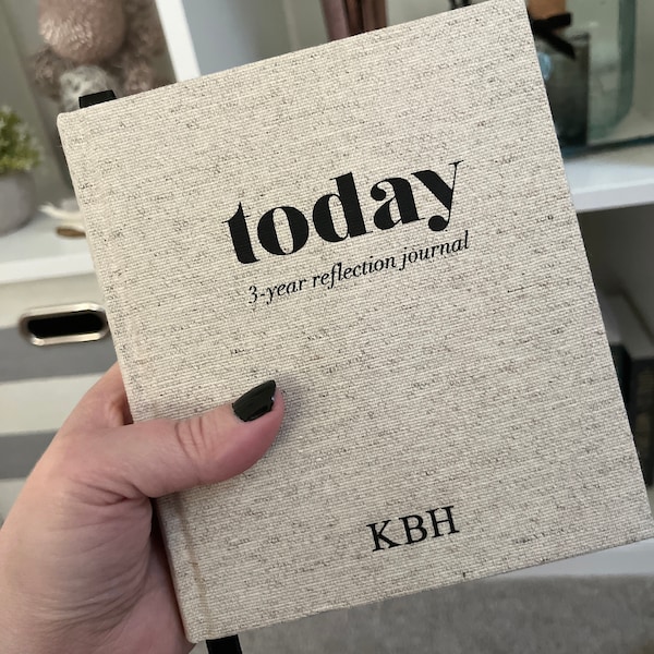 TODAY - 3-year Reflection Journal for Mindfulness/reflection and ...